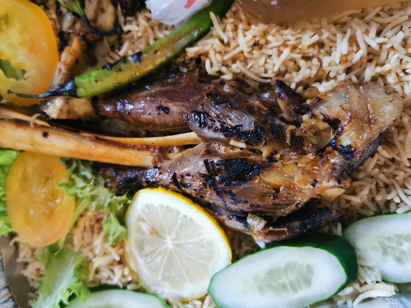 NASI MENDI, Lambshank in Pizza Box, 1pc – Sadeeq