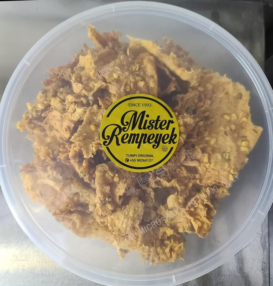 Rempeyek Tumpi Original in 450g Tub – Sadeeq